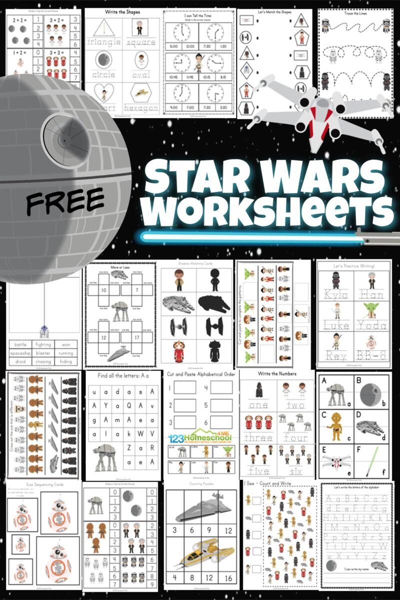 Star Wars Math Printable - Learning Math Fun